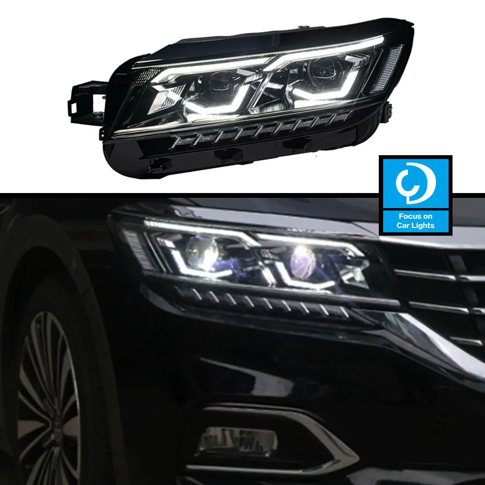 Car-Front-Headlights-for-VW-19-Passat-Headlights-2019-2021-Passat-LED ...