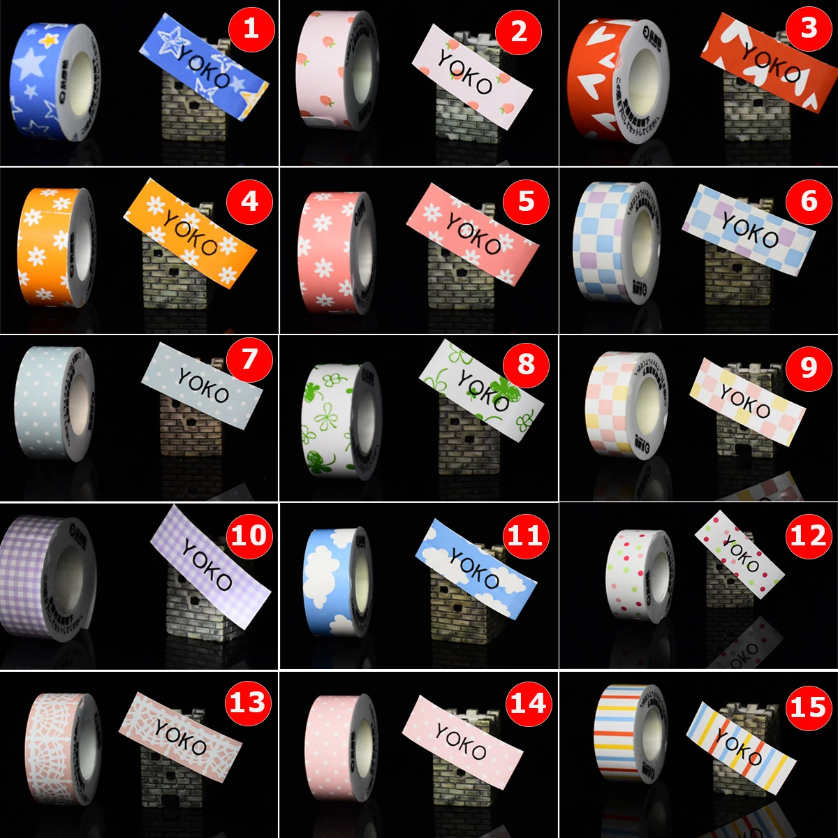 1Roll-P12-P15-Thermal-Label-Sticker-Compatible-Phomemo-D30-Q30-Marklife ...