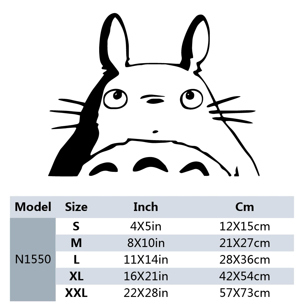 Totoro Smile Stencil