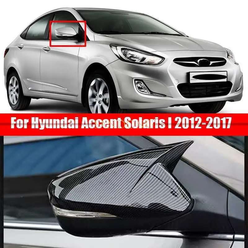 for-Hyundai-Accent-Solaris-I-2012-2017-rearview-mirror-cover-horn-type ...