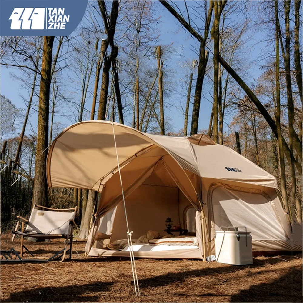 TANXIANZHE-Integrated-Hexagon-Tent-Outdoor-Camping-Bionic-Design-Large ...