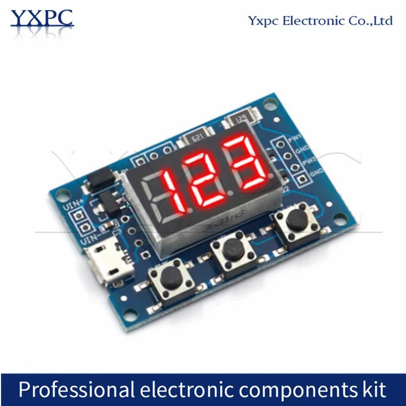 2 Channel Dual Way Digital LED Duty Cycle Pulse Frequency Module DC 5 ...