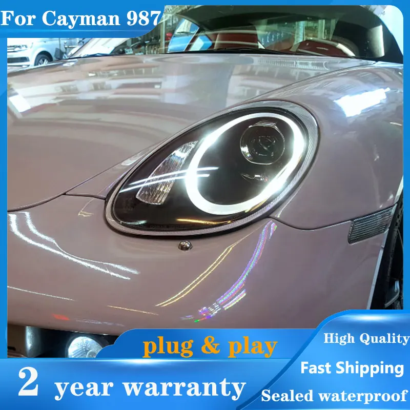 Car Lights For Porsche Cayman 987 2004-2008 Porsche Boxster LED Head ...