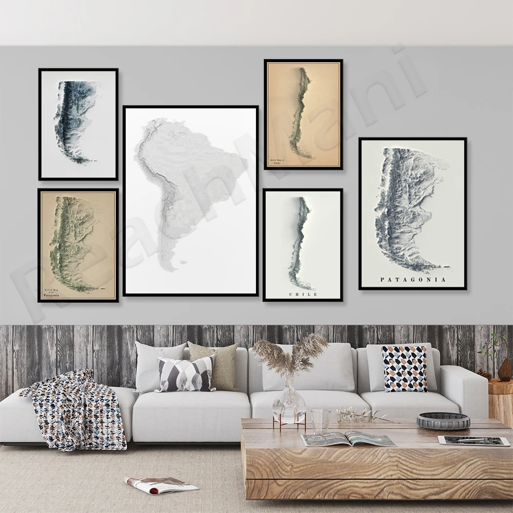 South-America-Overview-Map-Chile-Argentina-Topographic-Map-Andes ...