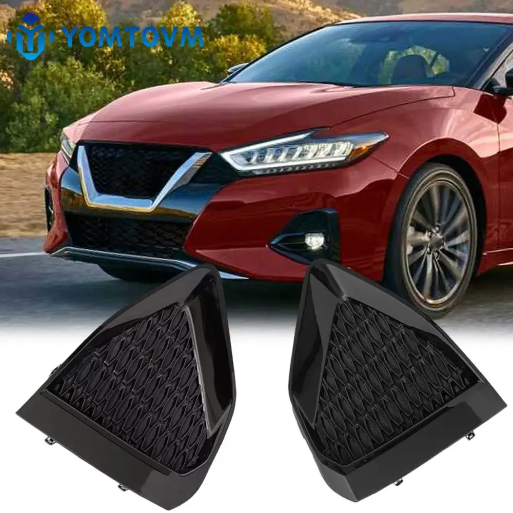 2Pcs-Front-Bumper-Fog-Light-Grille-Cover-Left-Right-62257-9DJ0A-62256 ...