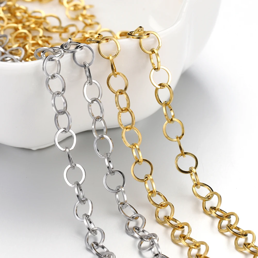 2Meters-Stainless-Steel-Circle-O-Shape-Chain-for-Necklace-Bracelet ...