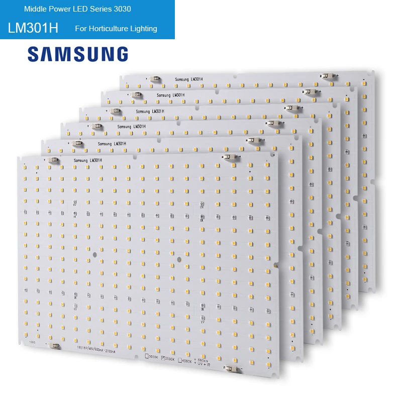 Placa conduzida do quantum de Samsung lm301h, espectro completo, 3000k, 3500k, 4000k, mistura ...