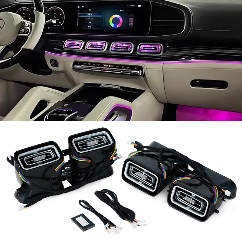 Car-Ambient-Light-For-Mercedes-Benz-GLE-GLS-W167-2020-Front-Turbo-Air ...