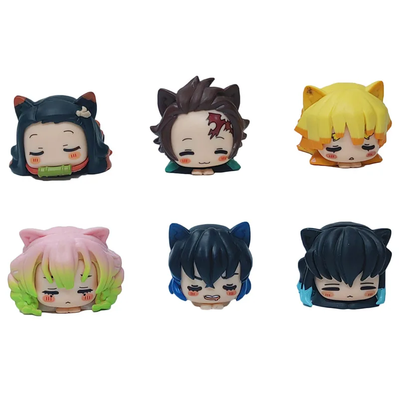 Demon-Slayer-Sleeping-Cat-Ear-Action-Figure-Kimetsu-no-Yaiba-Tanjirou ...