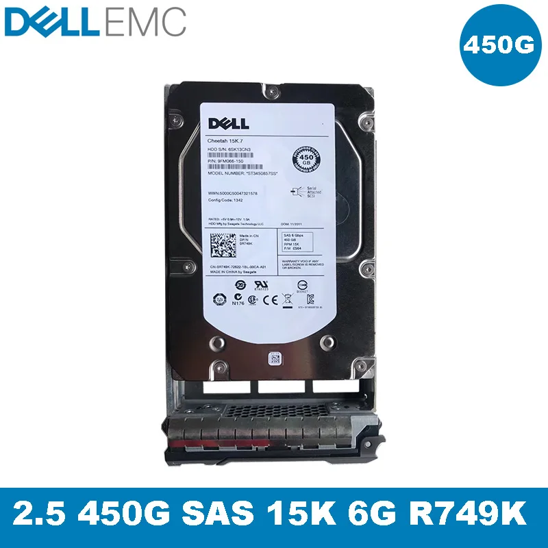 Dell-NEW-Cheetah-15K-7-0R749K-ST3450857SS-450GB-15000-RPM-16MB-SAS-6Gb ...