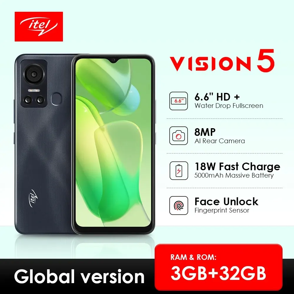 Itel-EU-Version-VISION-5-NFC-Smartphone-4G-Android-12-Smart-Cellphone ...