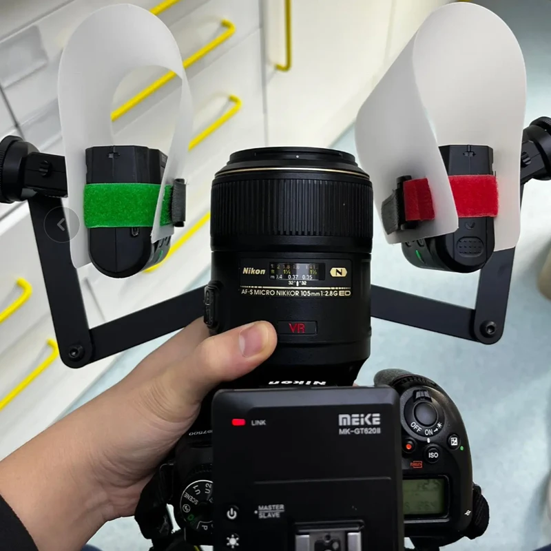 Oral-Macro-Photo-Bracket-MF12-R1CI-MK-200-Dual-Head-Flash-Soft-Light ...