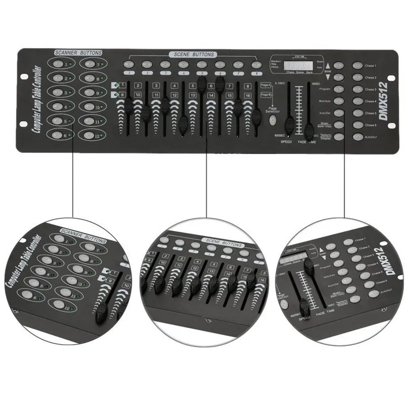 Controlador-de-luz-DMX-192-con-cabezal-m-vil-consola-DMX512-de-atenuaci ...