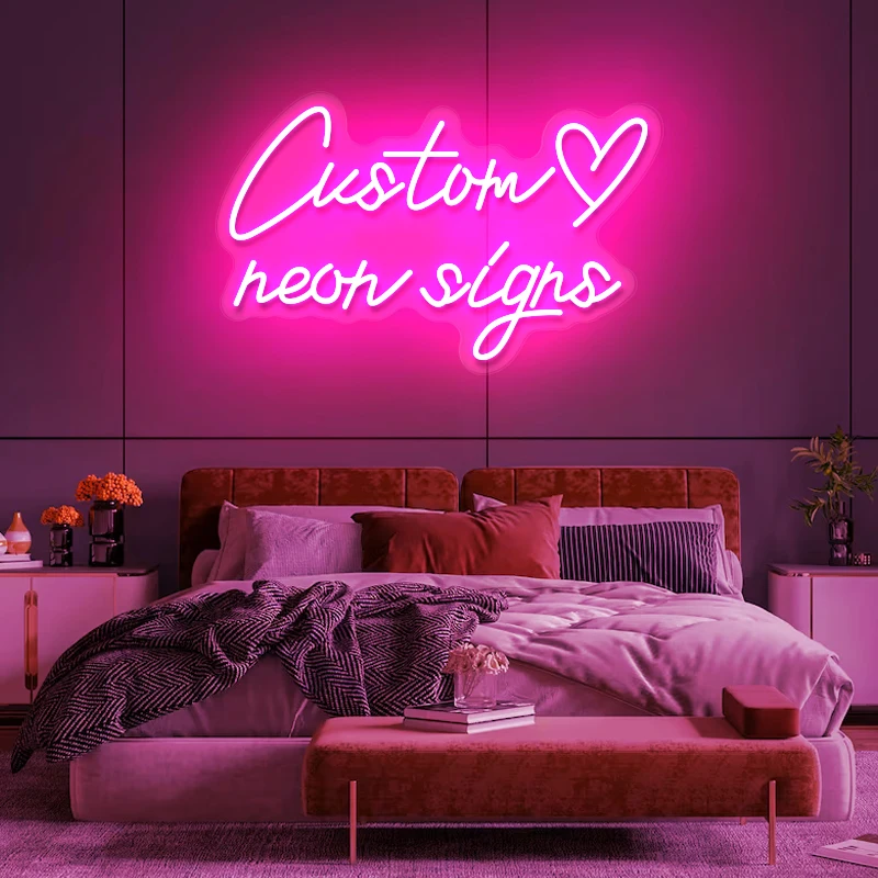 Custom-Neon-Sign-LED-Letter-Light-Wedding-Decor-Wall-Art-Bar-Business ...