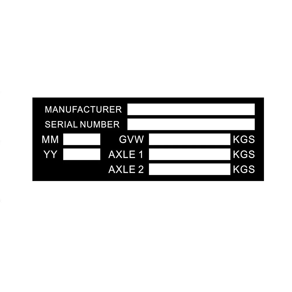 Trailer-Blank-VIN-Weight-Chassis-Plate-Identification-Number-145mm-x ...