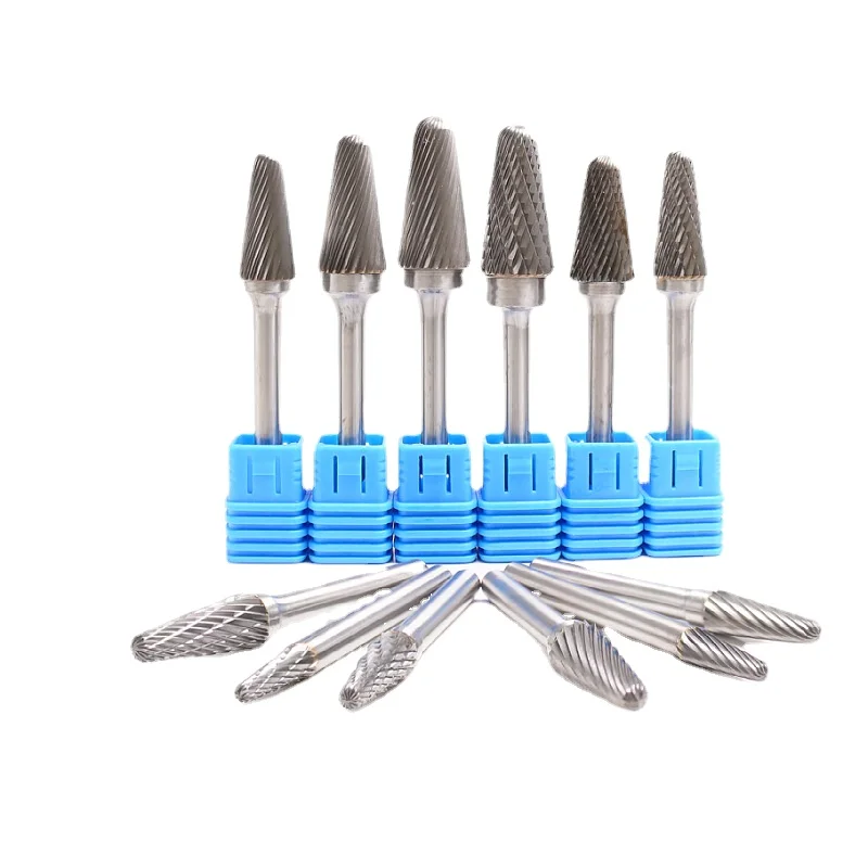 6Pcs-LX-Type-Double-Slot-Tungsten-Steel-Alloy-Rotary-File-Wood-Carving ...