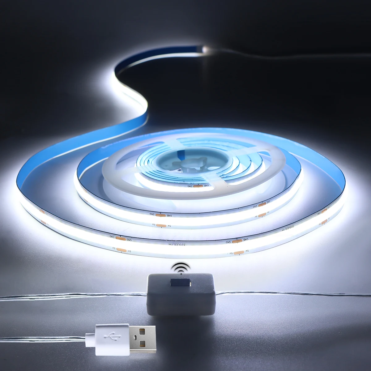 DC5V-LED-Light-Strips-COB-USB-Hand-Sweep-Motion-Sensor-Strip-Kitchen ...