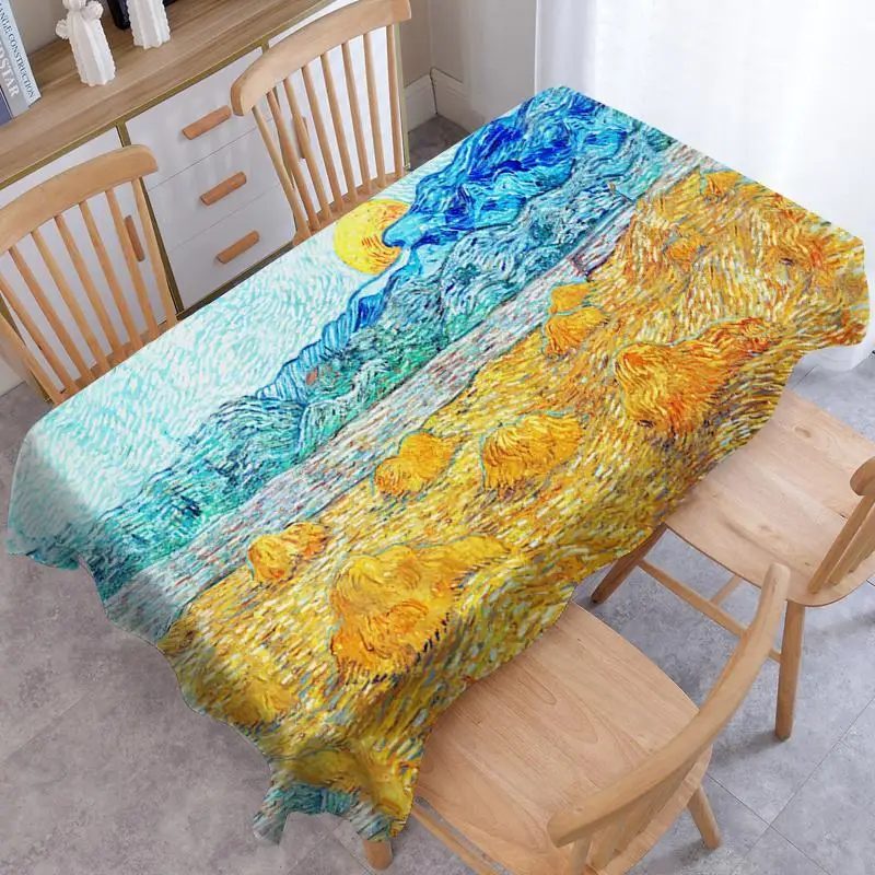 Van Gogh Oil Painting Coffee Table Table Cover Rectangular Tablecloths ...