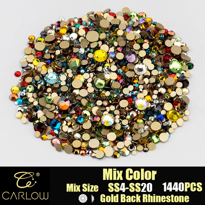 CARLOW-Mix-Size-SS4-SS20-1440pcs-High-Quality-Flat-Back-Rhinestone-Mix ...