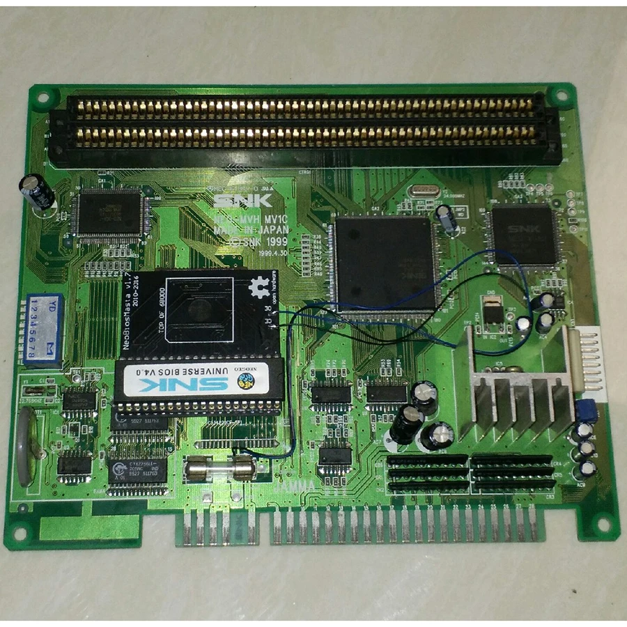 Unibios 버전 4.0 NeoGeo AES MVS SNK MV1FZ/B/C 아케이드 기계 액세서리, Snk 마더보드 칩 부품 ...
