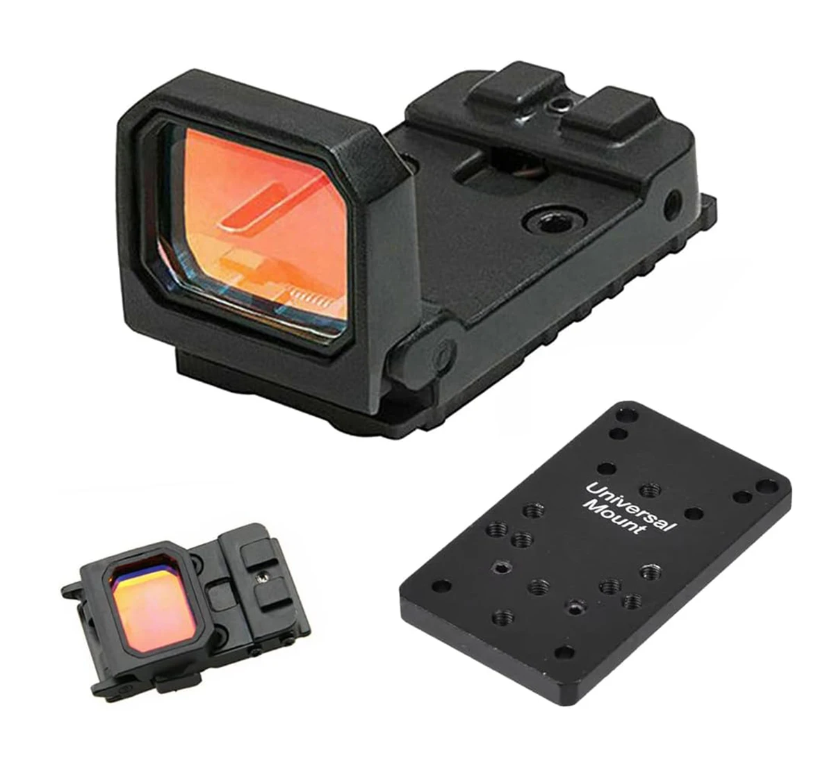 Flip-Up-Red-Dot-Compact-Reflex-Sight-with-RMR-MOS-Mount-Base-for-Rifle ...