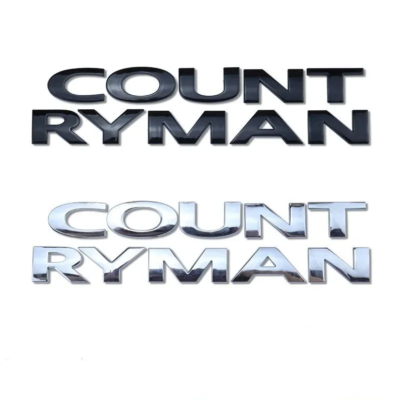 Car-3D-ABS-Black-Clubman-Logo-Countryman-Emblem-Letters-Sticker-Car ...