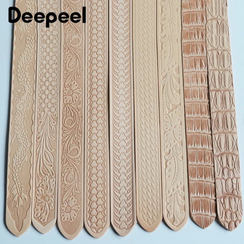 Deepeel 1pc 3.8cm*110\120cm First Layer Cowhide Embossed Belt with Pin ...