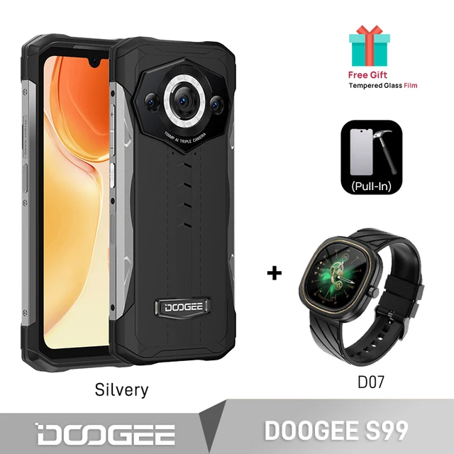 [World Premiere] DOOGEE S99 Rugged Phone 6.3" 108MP Ai Main Camera 8GB+128GB Octa Core 64MP ...
