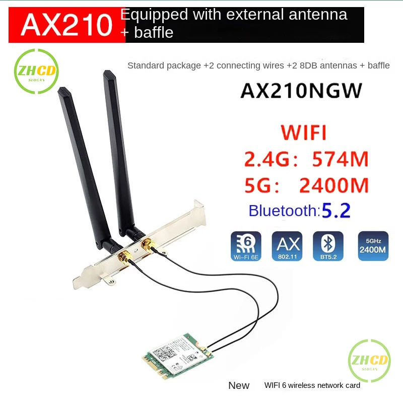 Intel-para-AX210-5374Mbps-802-11ax-Wi-Fi-6E-MU-MIMO-ax210NGW-Desktop ...