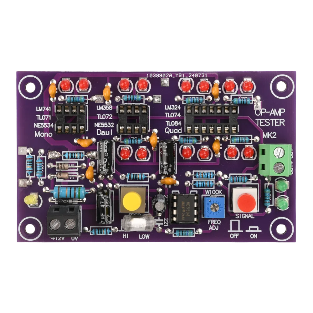 T2 Operational Amplifier OP AMP Tester For Single Mono Dual Quad OPAMP ...