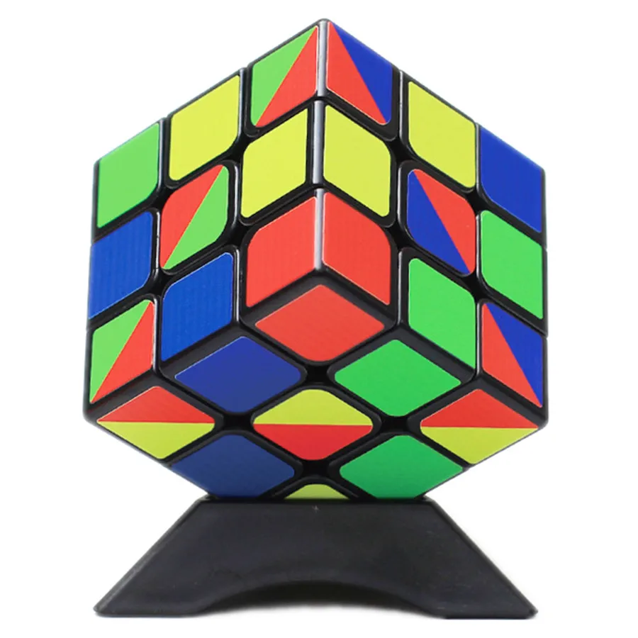 3x3-Rainbow-Cube-Four-Colors-3x3x3-Magic-Cube-Education-Learnning-Cubo ...