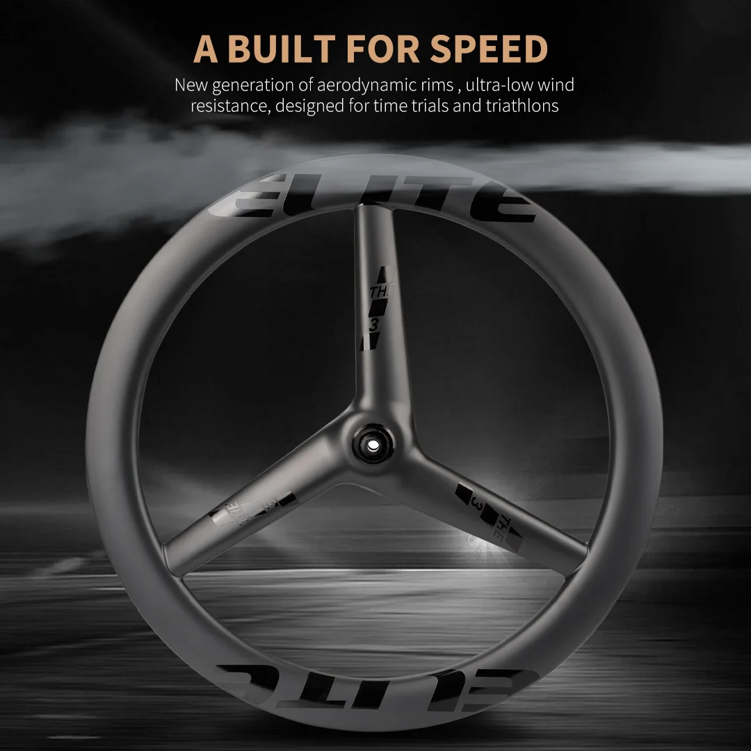 ELITEWHEELS-FLOW-RFC-TT-3-Spoke-Disc-Brake-Wheelset-700c-Clincher ...