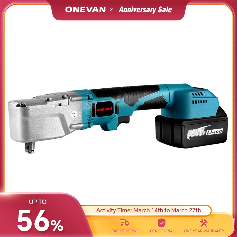 ONEVAN-1000NM-Brushless-1-2-Electric-Ratchet-Wrench-4800RPM-Removal ...