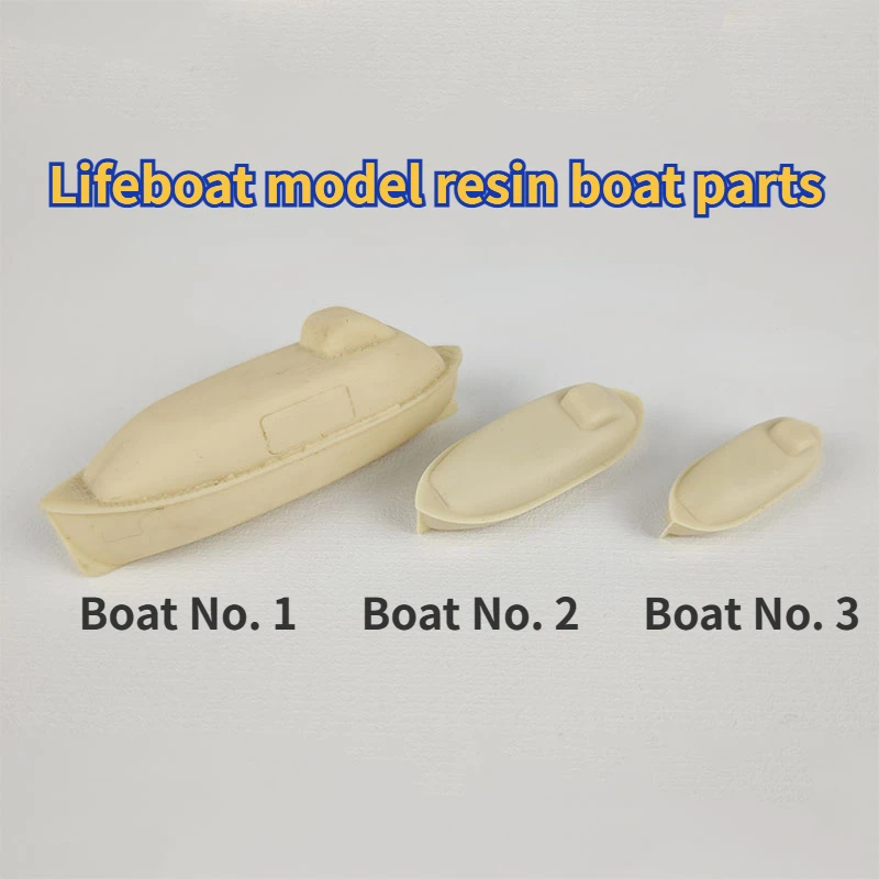Mini Lifeboat Model Resin Material Decoration Boat Model Accessories ...