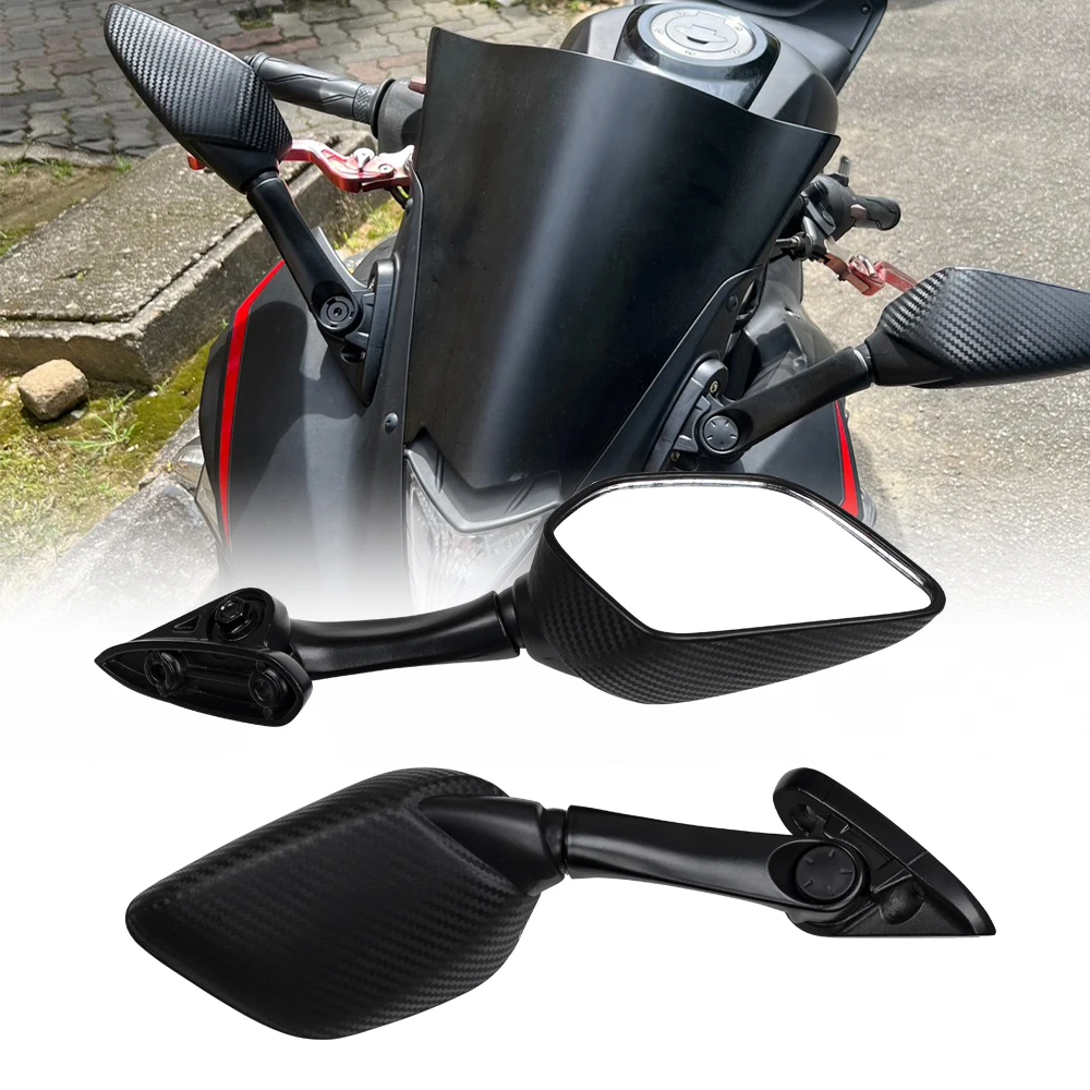 FOR-YAMAHA-YZF-R15-yzf-R15-1-pair-ABS-plastic-Motorcycle-Rearview-Side ...
