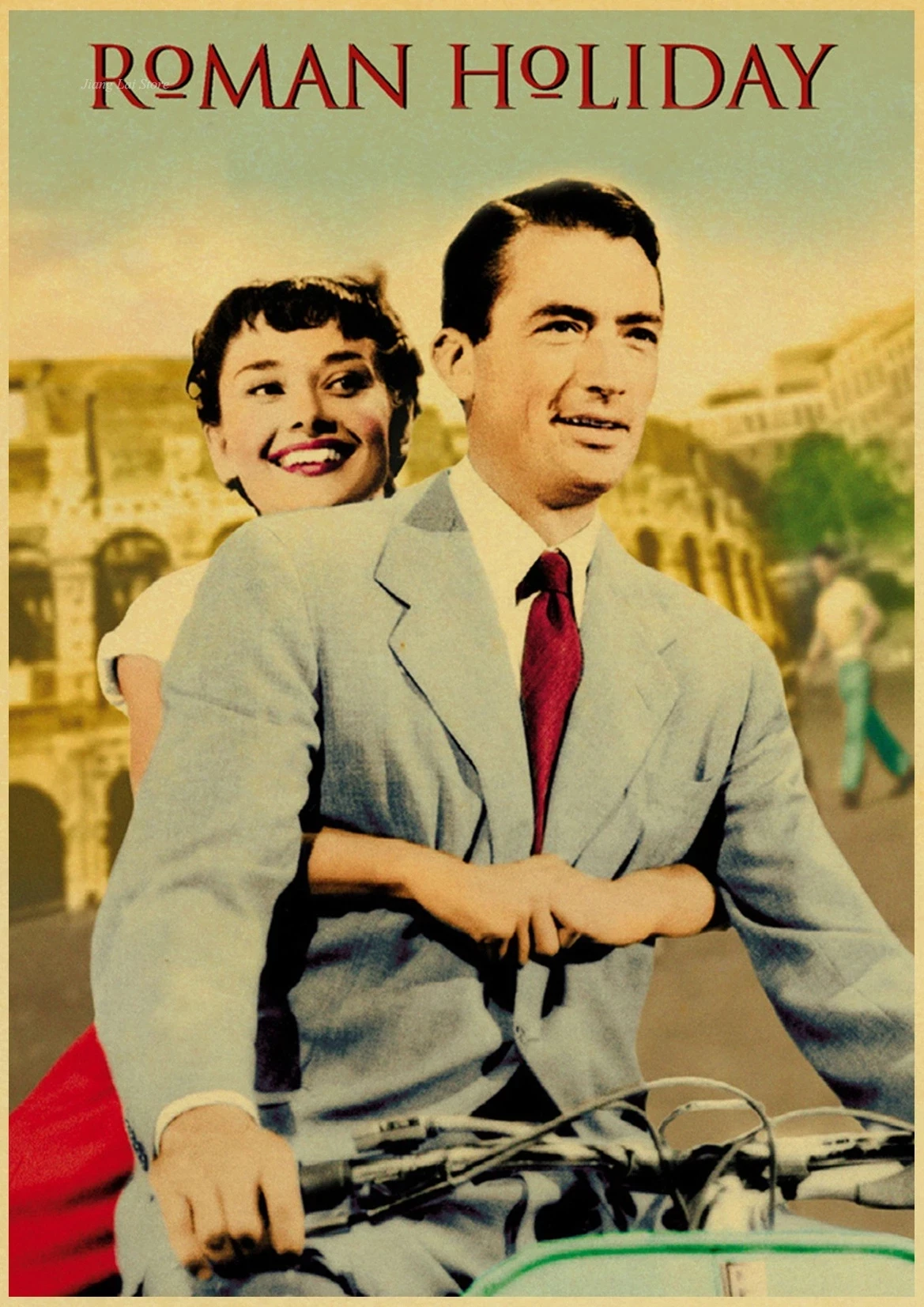Audrey Hepburn Roman Holiday Poster