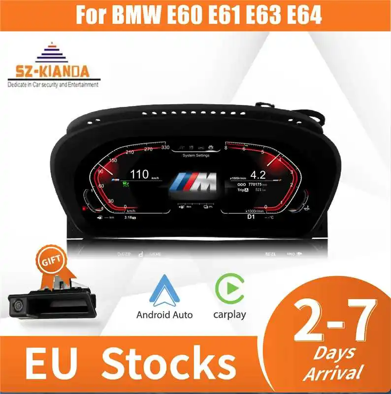 2024-Latest-Original-Digital-LCD-Instrument-Panel-For-BMW-5-Series-E60 ...