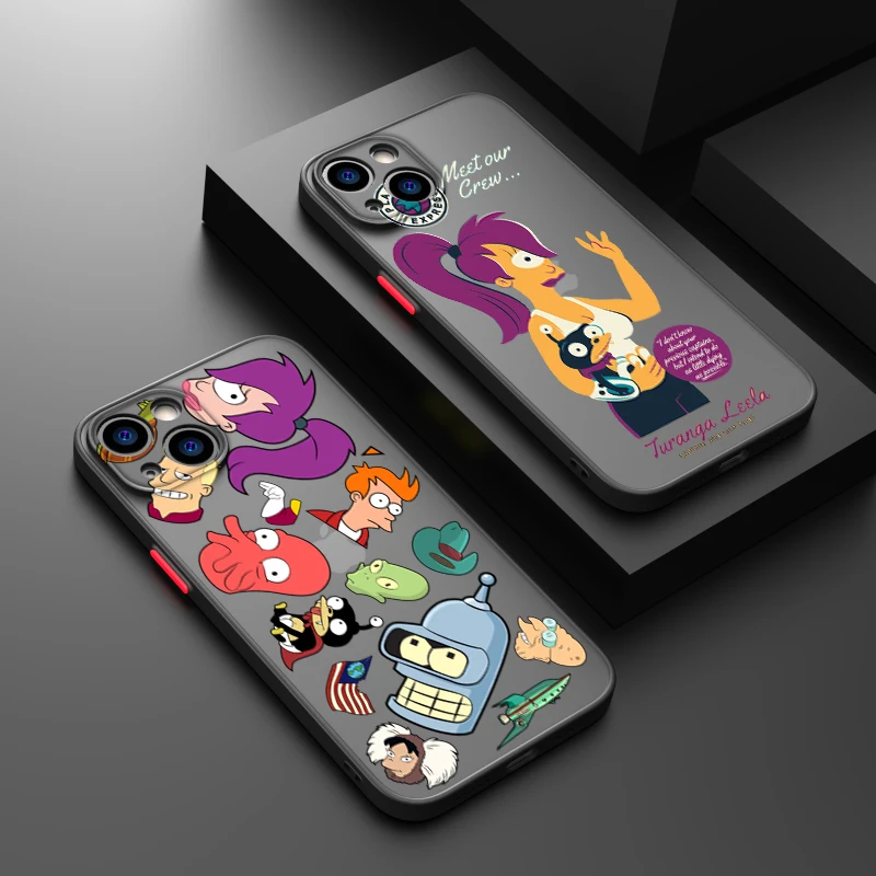 Cartoon-Futurama-Robot-Bender-Phone-Case-For-Apple-iPhone-14-13-12-11 ...