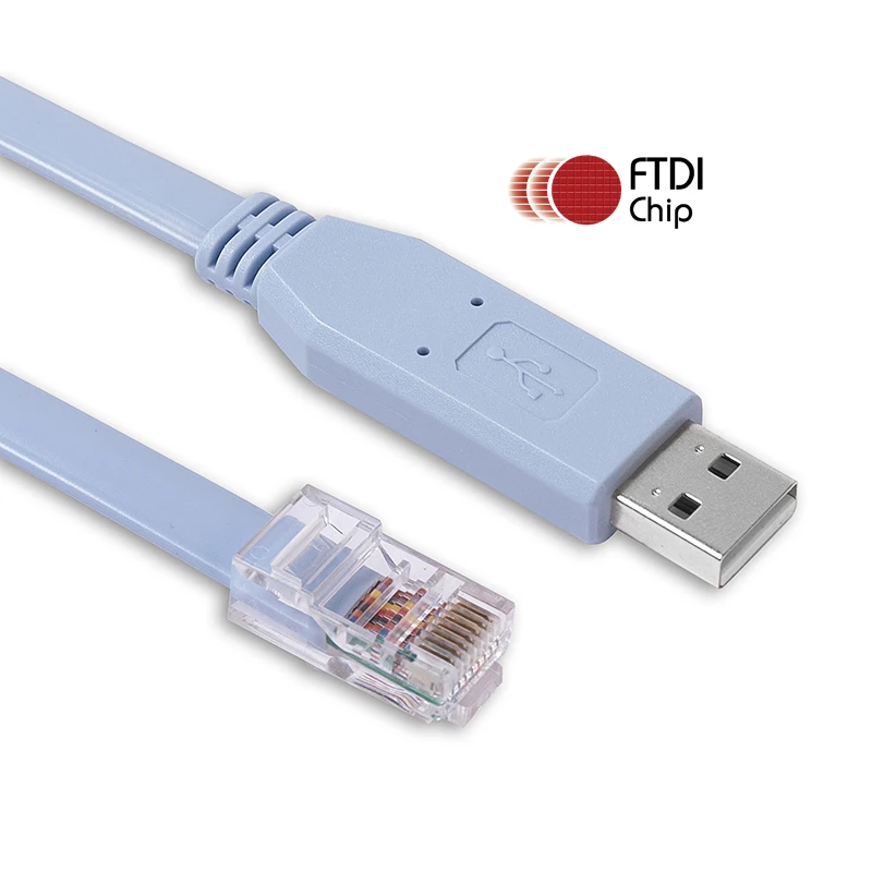 FTDI FT231XS USB RS232 Serial to RJ45 Console Cable for Cisco Huawei ...