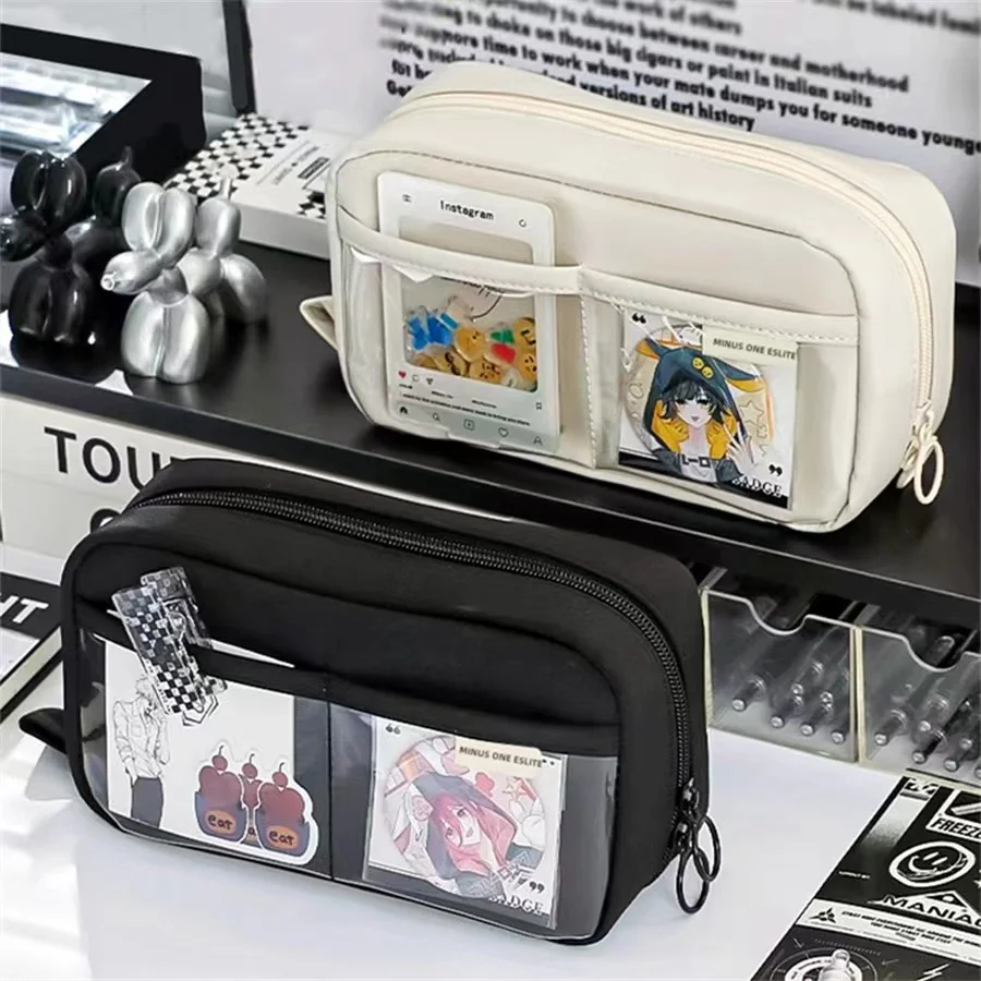Cute Multi Layer Pencil Case Pouch, Large Capacity Pen Case Bag,Durable ...