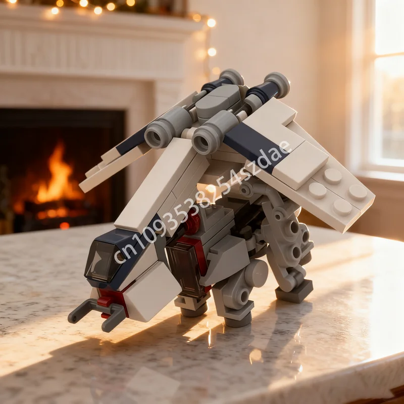 69pcs MOC Micro Scale LAAT C Star Battle Model Building Blocks ...