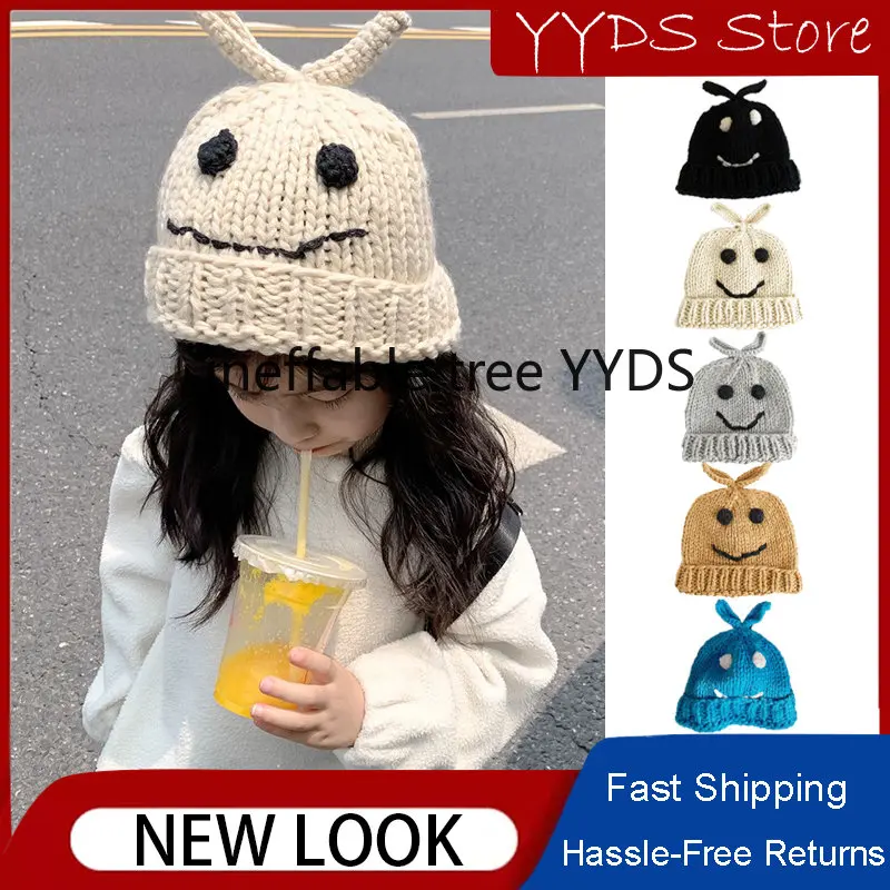 Cute-Weird-Children-s-Cap-Knitting-Cap-Baby-Warm-Antenna-Overhead-Cap ...