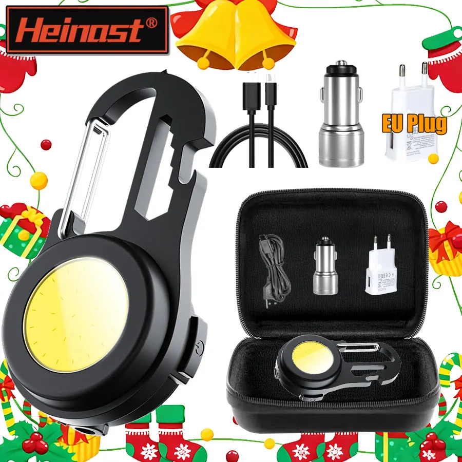 Portable Mini LED Keychain Flashlights With 500mAh Large Capacity ...