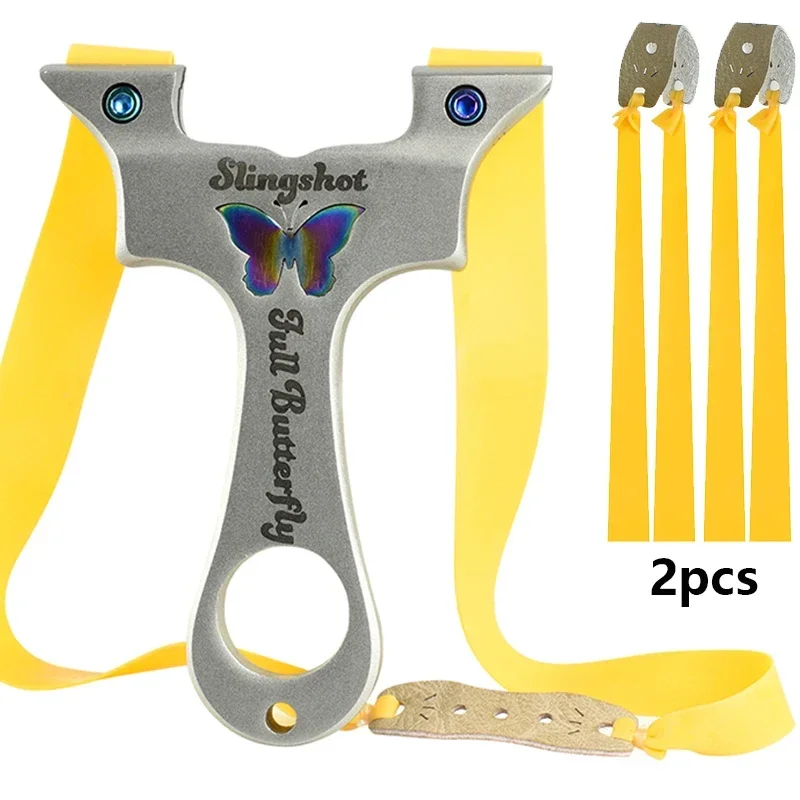 304-Stainless-Steel-CNC-Slingshot-Colorful-Butterfly-Metal-Polishing ...