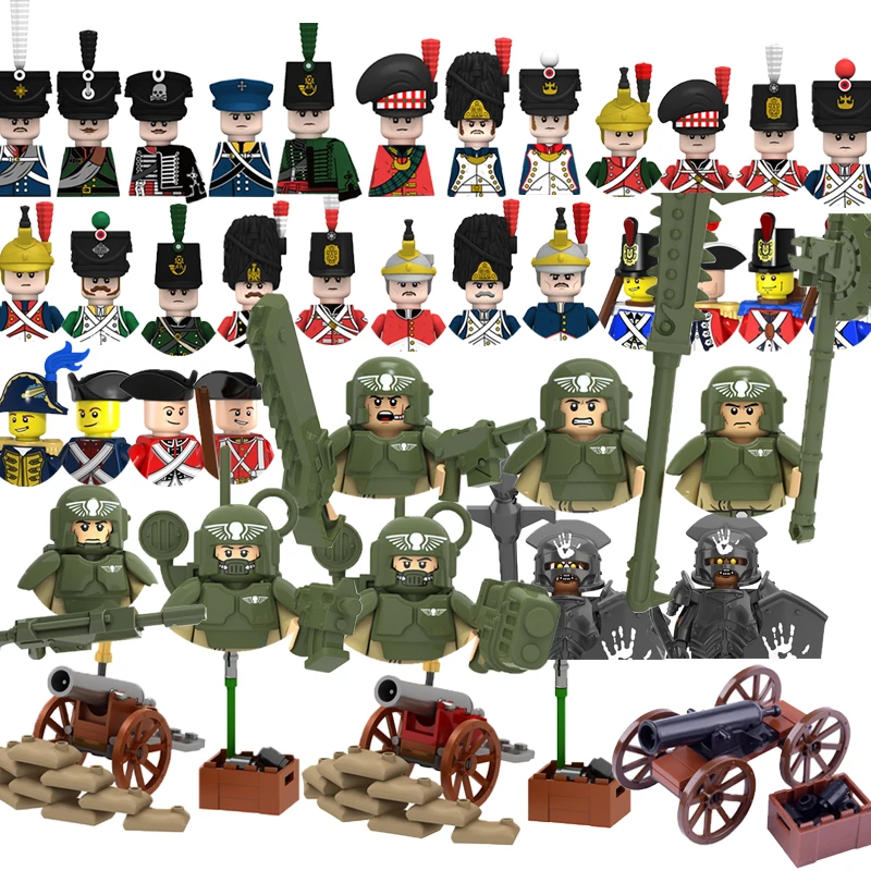 Napoleonic Wars British Army Building Blocks Figure Soldier Accessories ...