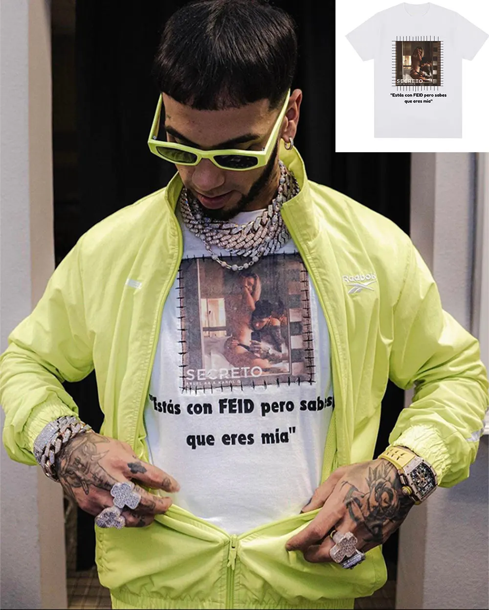 Camiseta-Con-estampado-Anuel-AA-para-hombre-y-mujer-camisa-100-de-algod ...