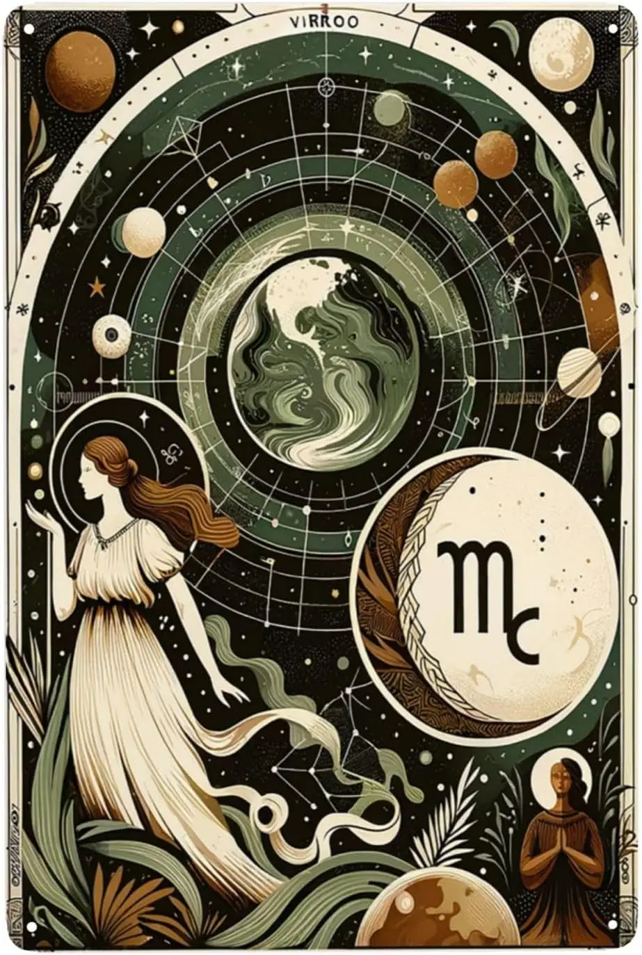 Discover the Power of the Virgo Sign: Astrology Virgo Sign Decor for ...