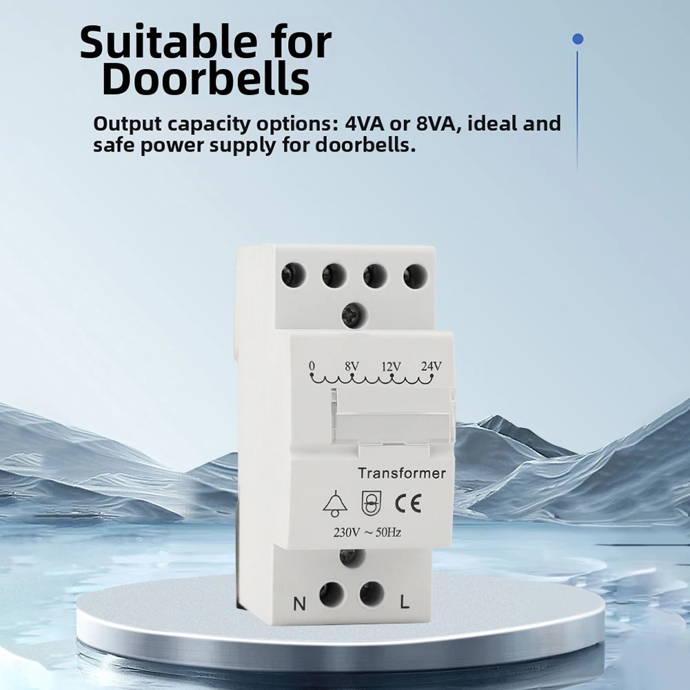 230V AC Doorbell Transformer Supporting 4VA and 8VA Output for Standard ...