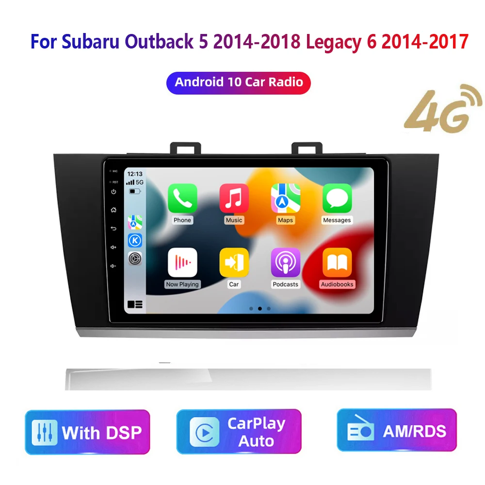 Hd Multimedia Head Unit For Subaru Outback 5 2014-18 Legacy 6 2014 -17 ...