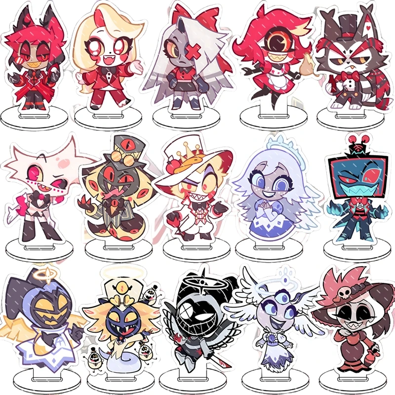 Hazbin-Hotel-Val-Vox-Vel-Ad-Lucifer-Alastor-Vaggie-Anime-Peripherals ...